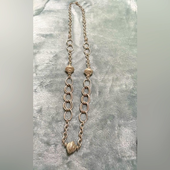 Liz Claiborne | Accessories | Liz Claiborne Signed Chunky Double Rope ...